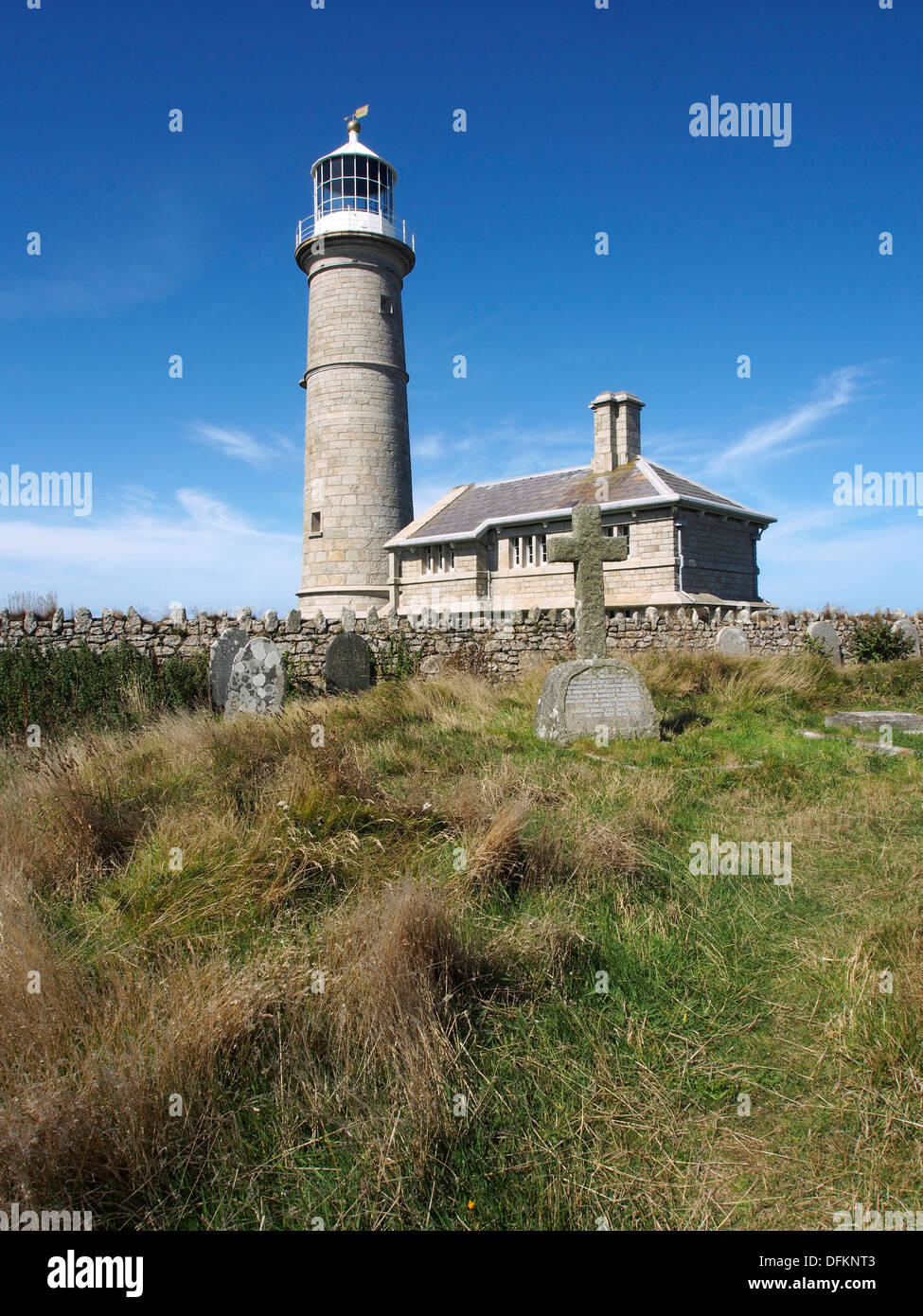 Old lighthouse, Lundy, Devon,England Stock Photo - Alamy