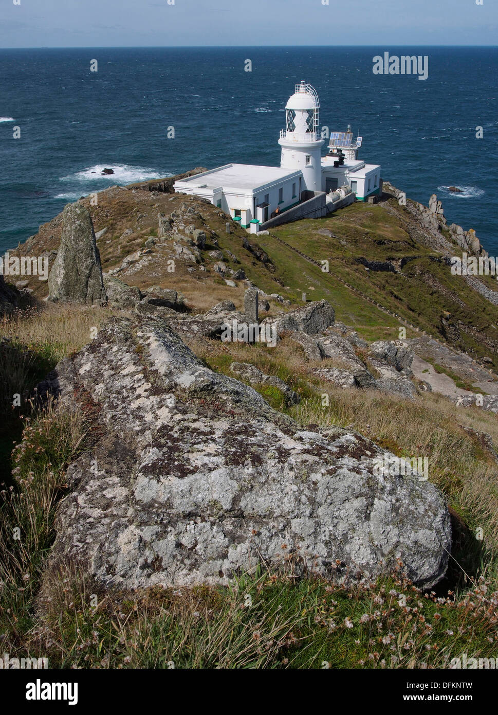 Lundy island lighthouse devon hi-res stock photography and images - Alamy