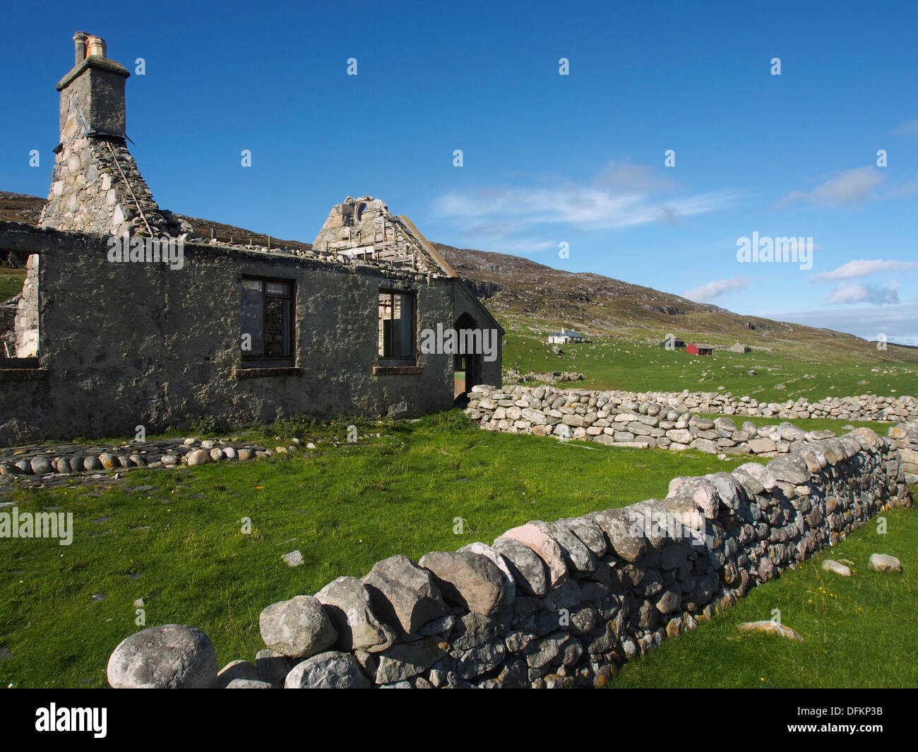 Ruined house on Scarp, Scotland Stock Photo - Alamy