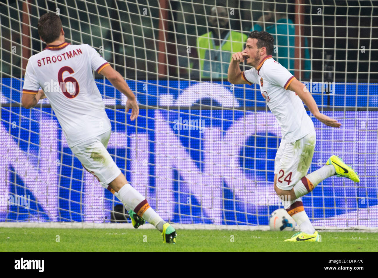 Milan, Italy. 5th Oct, 2013. Alessandro Florenzi (Roma) Football ...