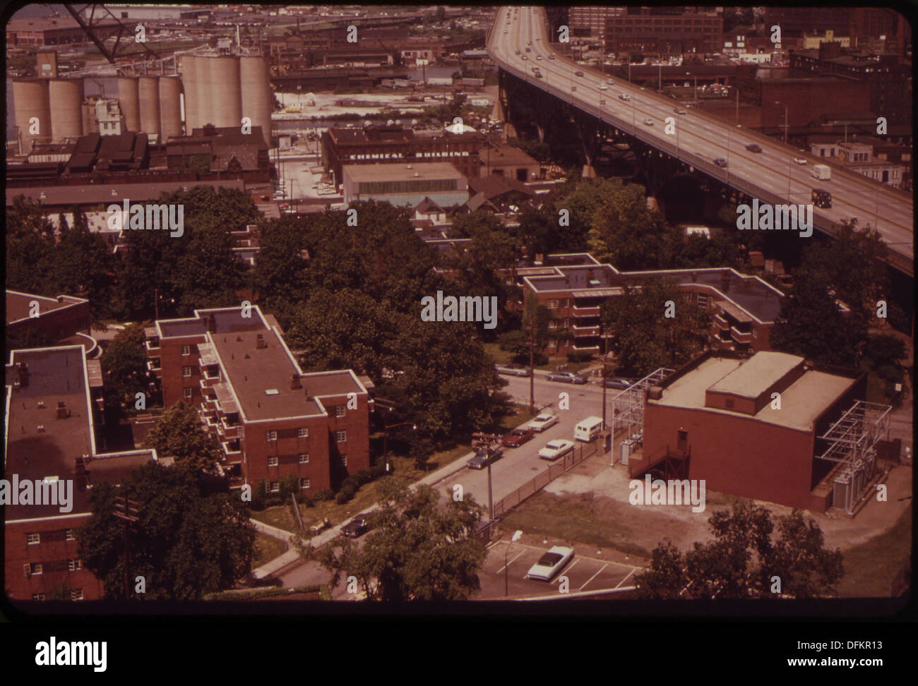 A photograph showing a view toward Lake Erie, capturing the natural ...