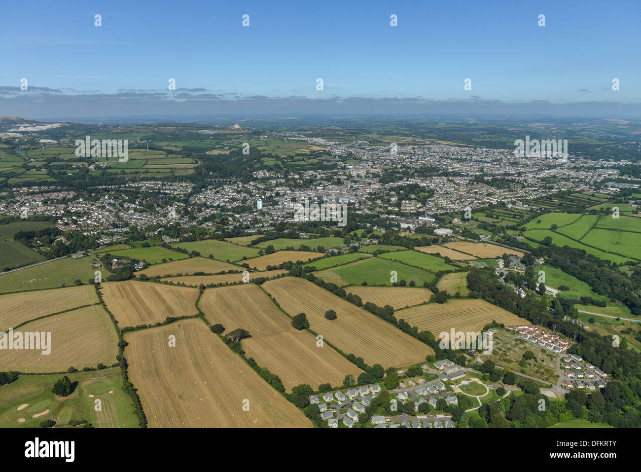 St austell aerial hi-res stock photography and images - Alamy