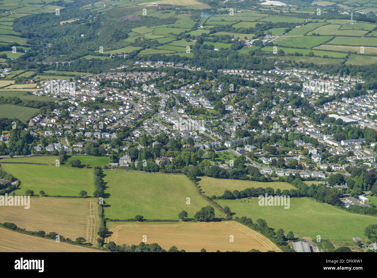 St austell aerial hi-res stock photography and images - Alamy