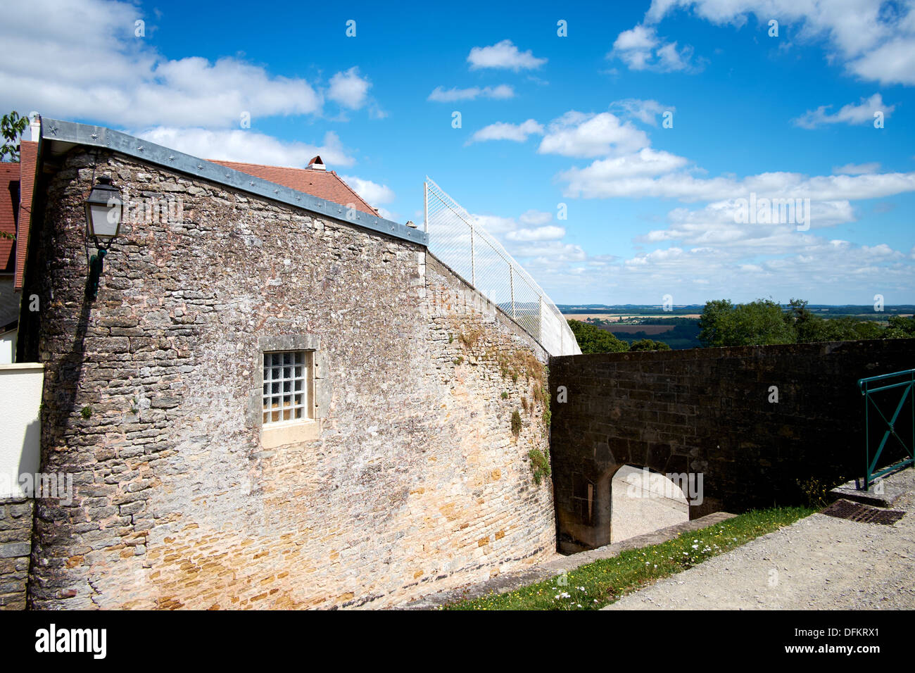 Town-wall of Langres, France Stock Photo - Alamy