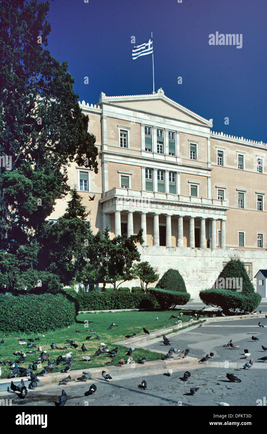 Greek Parliament Building Athens Greece Stock Photo - Alamy