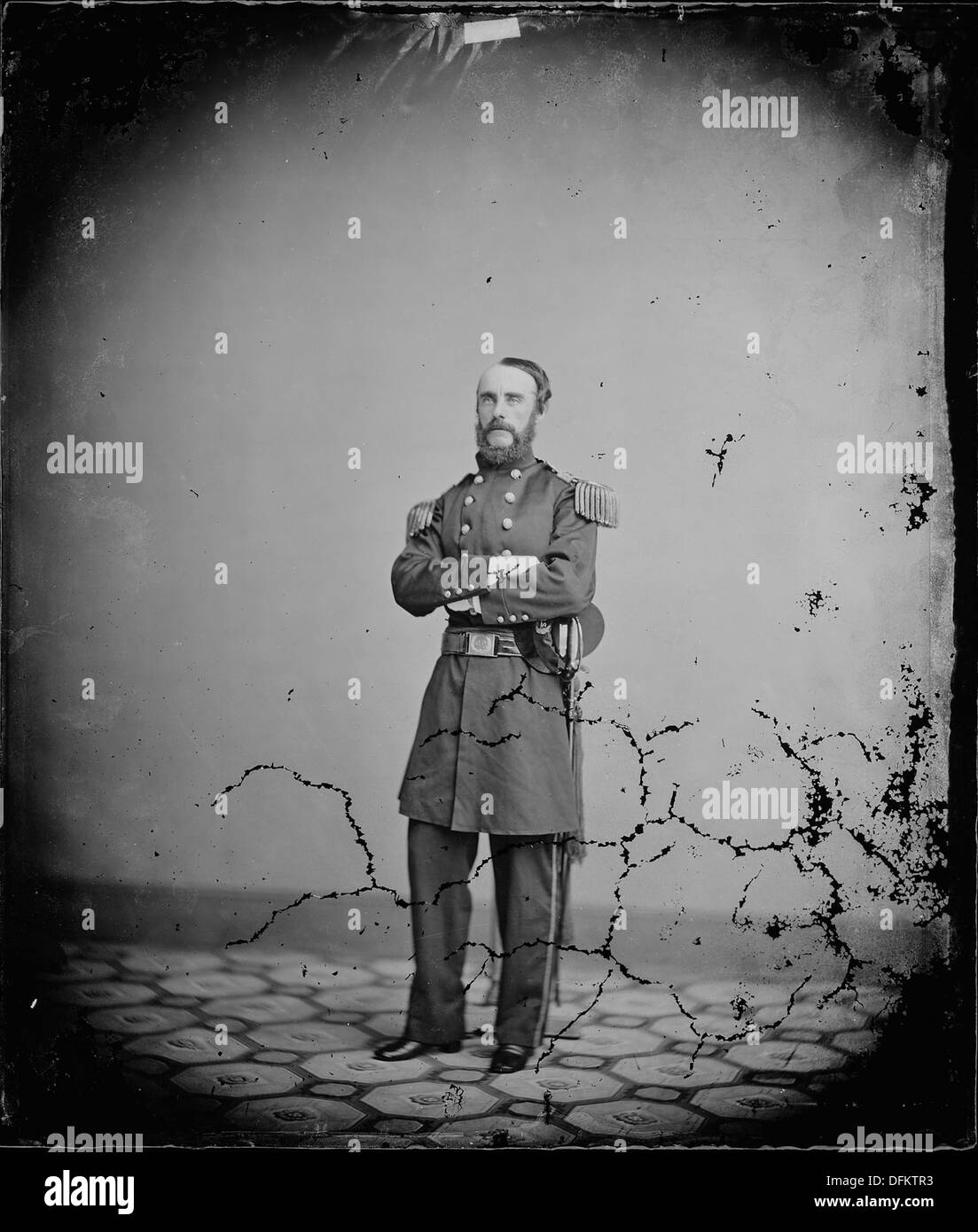 Portrayed in military uniform Black and White Stock Photos & Images - Alamy