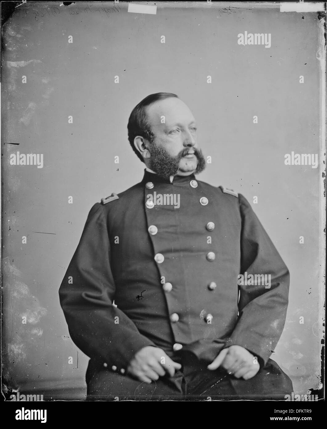 Portrait of Major Israel Moses, a notable military figure. His ...