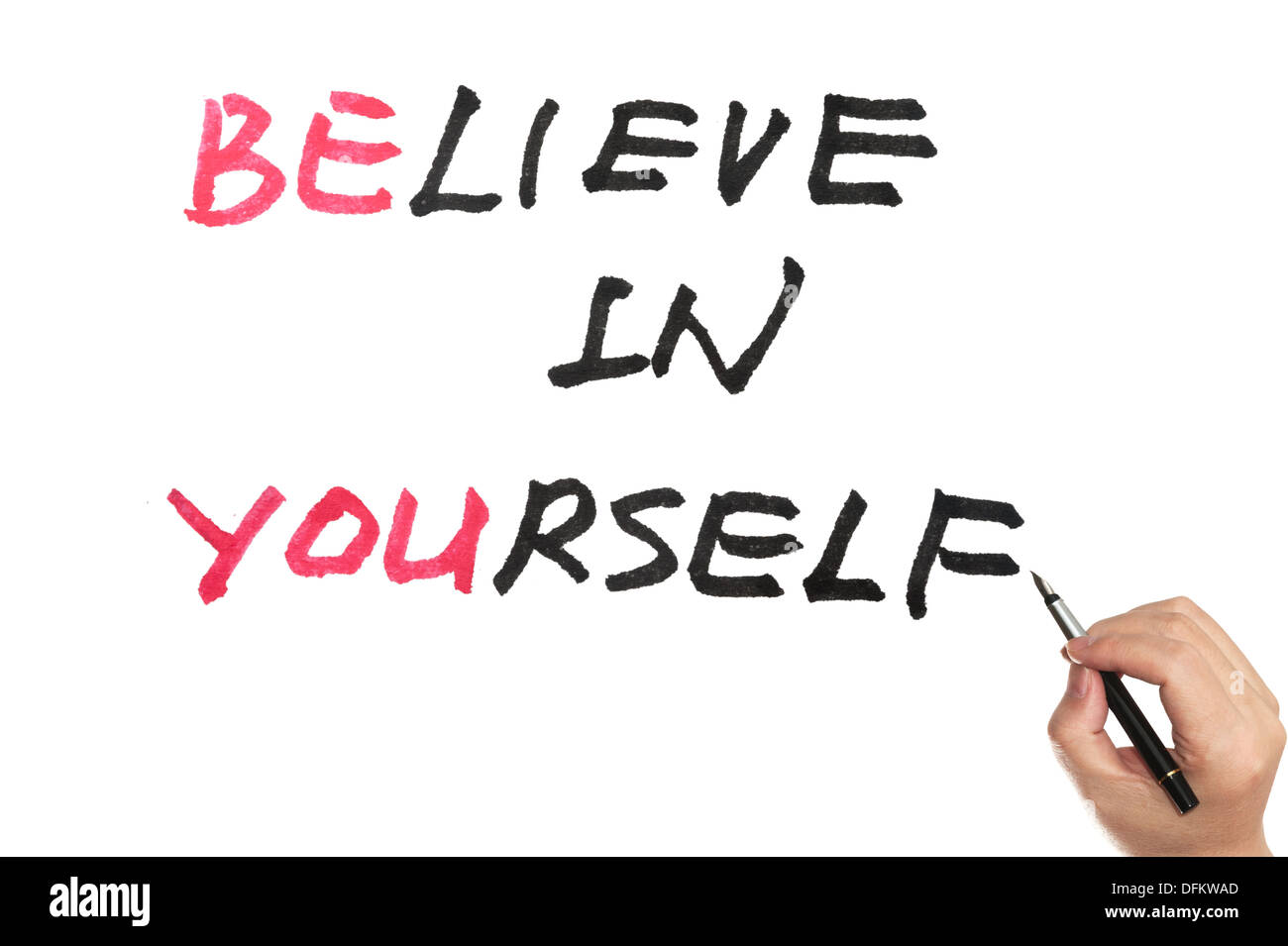The Word Believe In Yourself