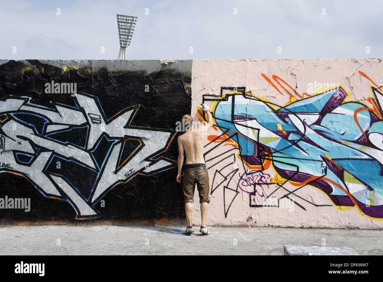 Berlin painter hi-res stock photography and images - Alamy