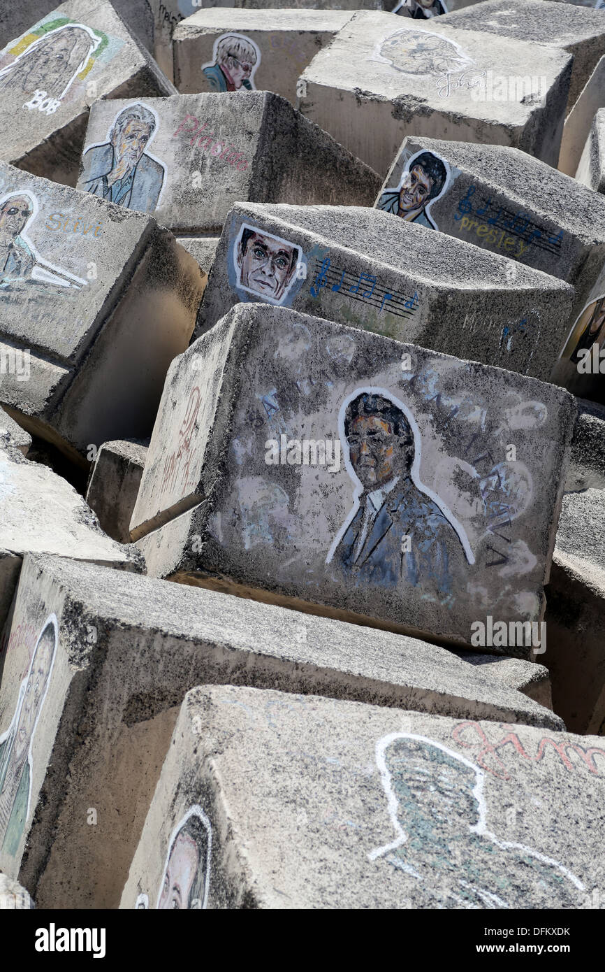 Graffiti portraits hi-res stock photography and images - Alamy