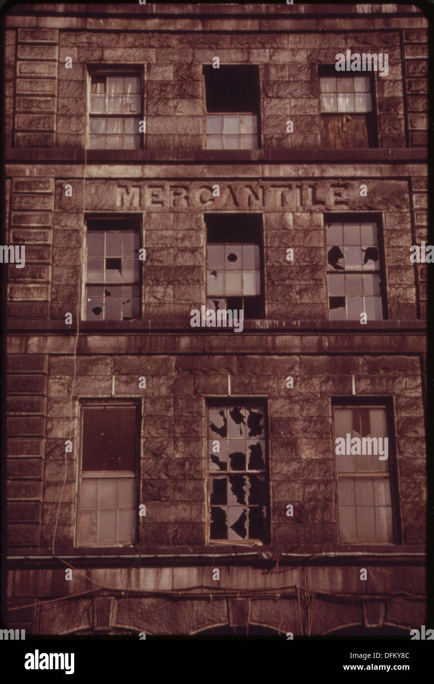 This image shows the Mercantile Building located at the corner of ...