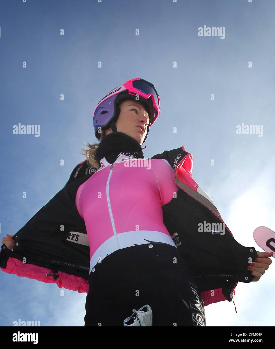 Flattach, Austria. 07th Oct, 2013. German ski racer Maria Hoefl-Riesch ...