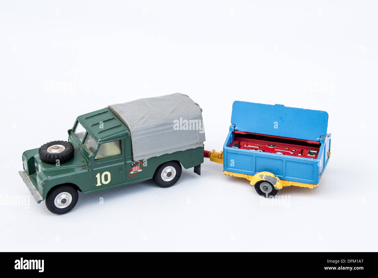 land rover corgi toy Stock Photo - Alamy