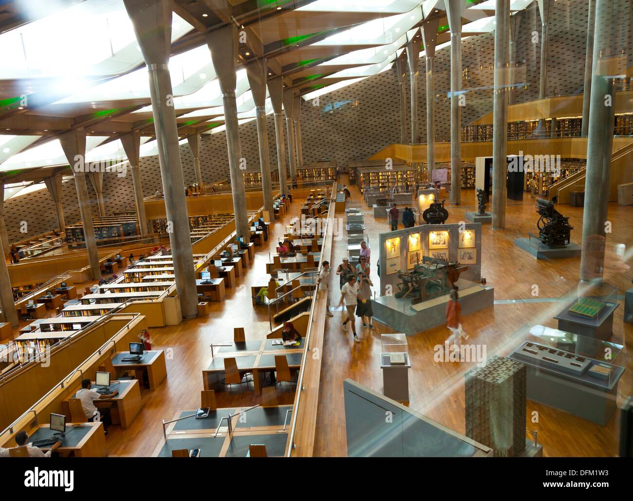 Alexandria Library Interior Stock Photos & Alexandria Library Interior ...