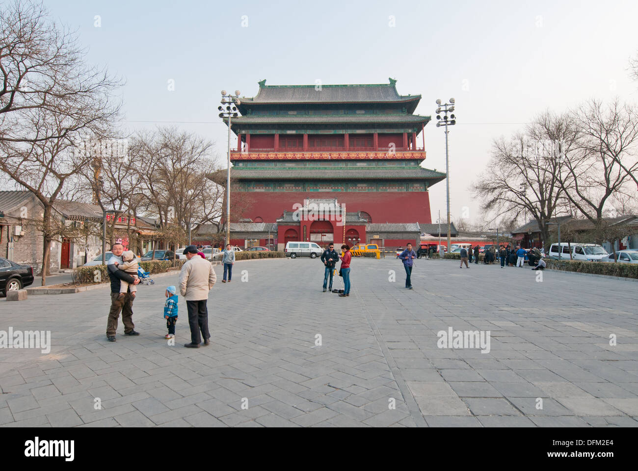 Gulou tower in beijing hi-res stock photography and images - Alamy