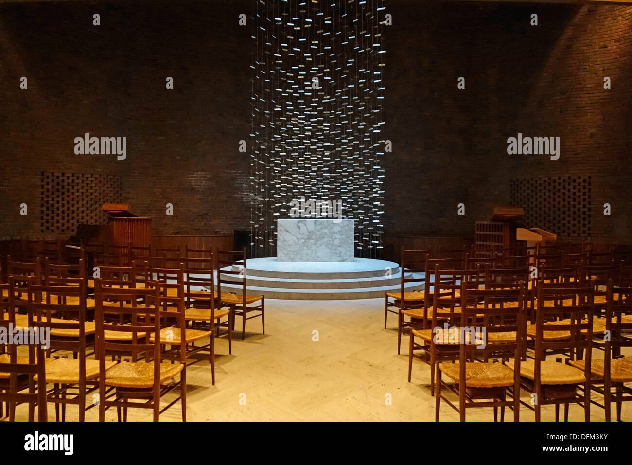 MIT chapel by Eero Saarinen Stock Photo - Alamy