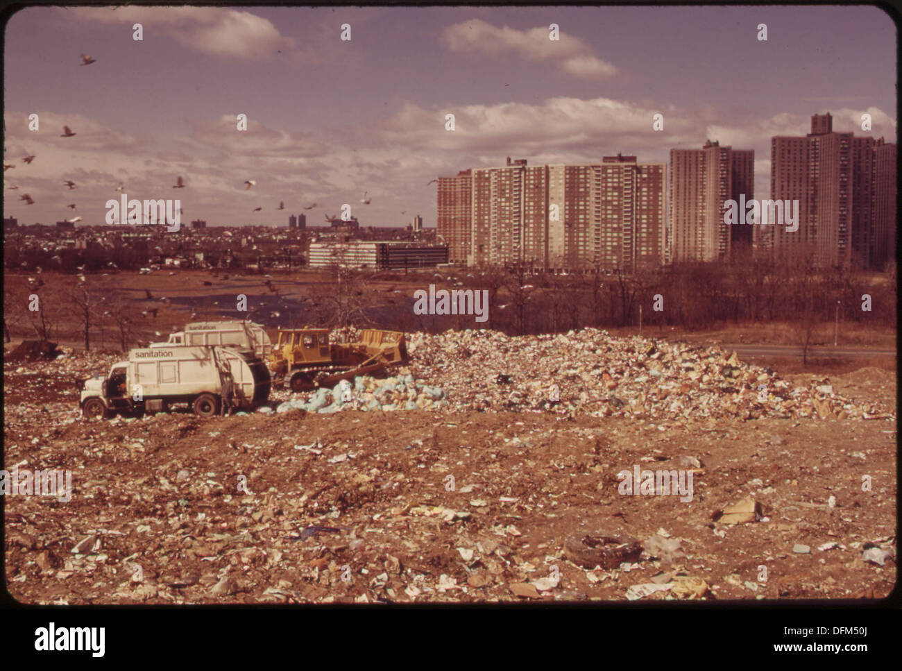 A municipal dump in the Bronx extending to the doorstep of Co-op City ...