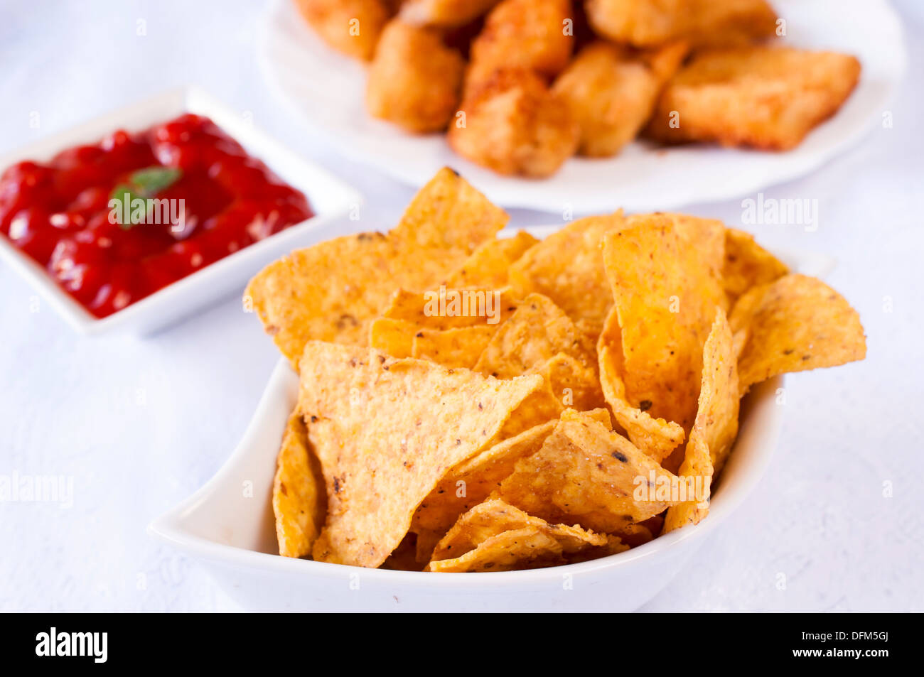 Triangle shape chips hi-res stock photography and images - Alamy