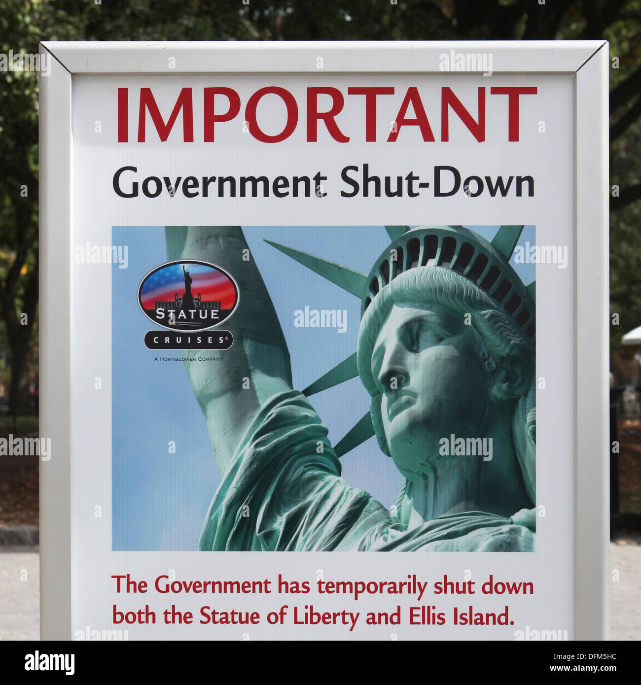 New York, USA. 04th Oct, 2013. The Statue of Liberty in New York is ...
