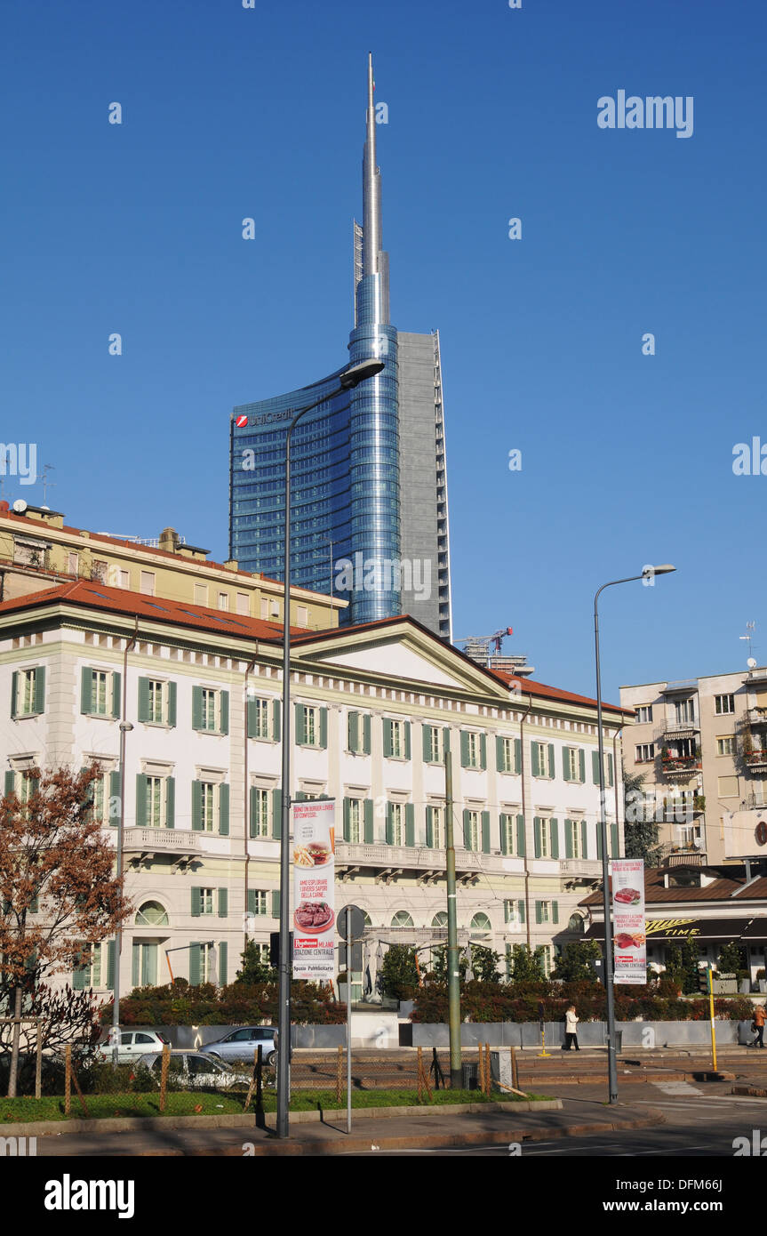 Italy Lombardy Milan Porta Nuova Garibaldi Tower designed by Cesar ...