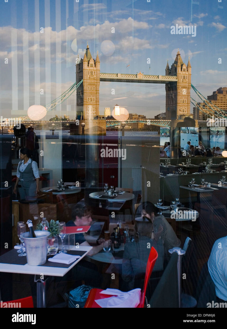 Tower Bridge Reflected Window High Resolution Stock Photography and ...