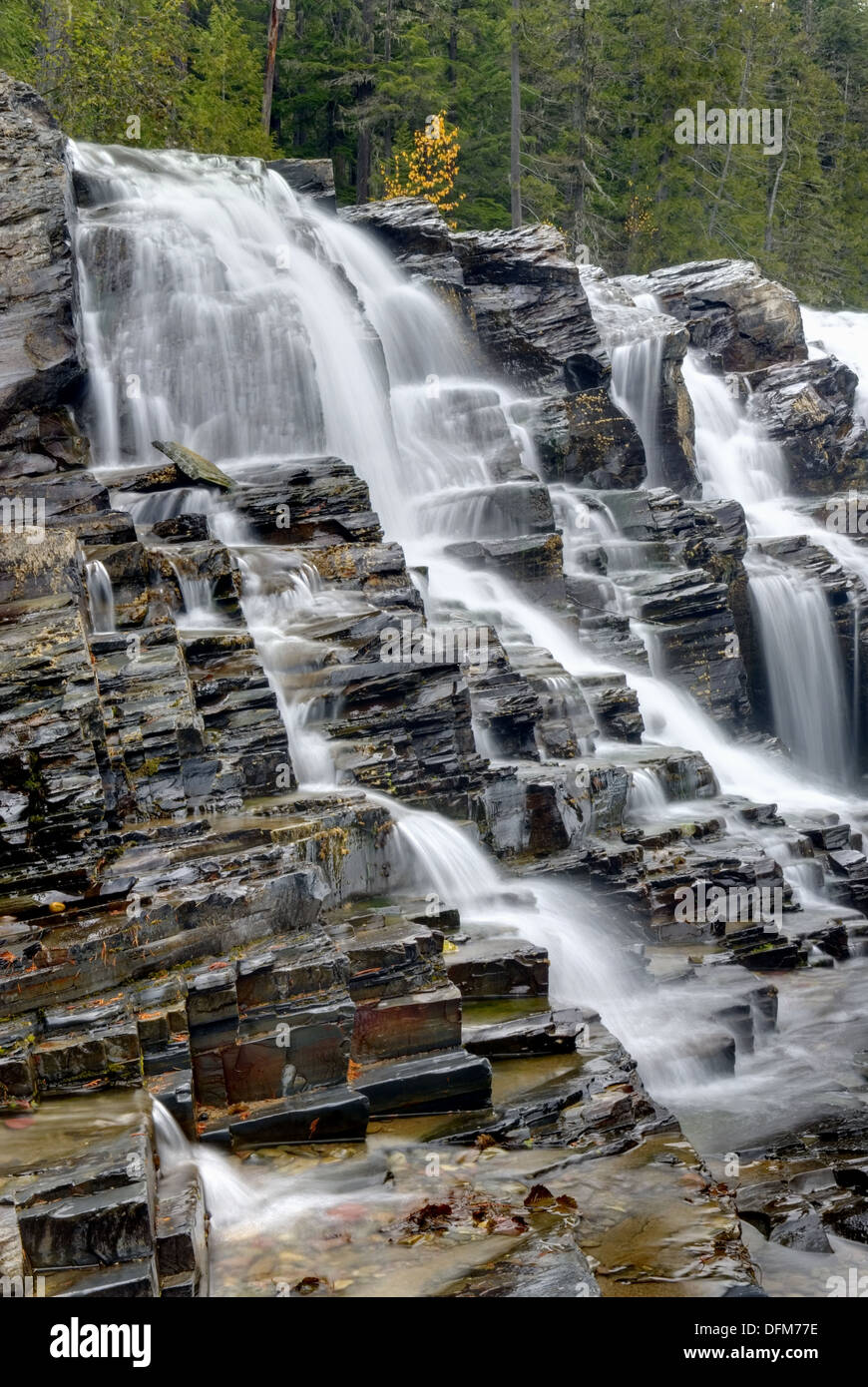 Image of water rushing over rocks hi-res stock photography and images ...