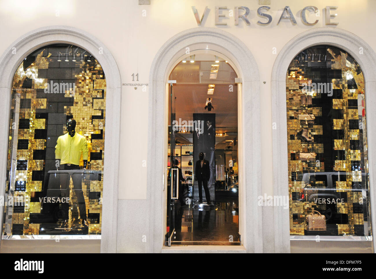 Versace store milan hi-res stock photography and images - Alamy