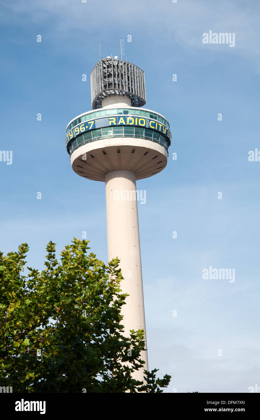 Liverpool radio tower Stock Photo - Alamy
