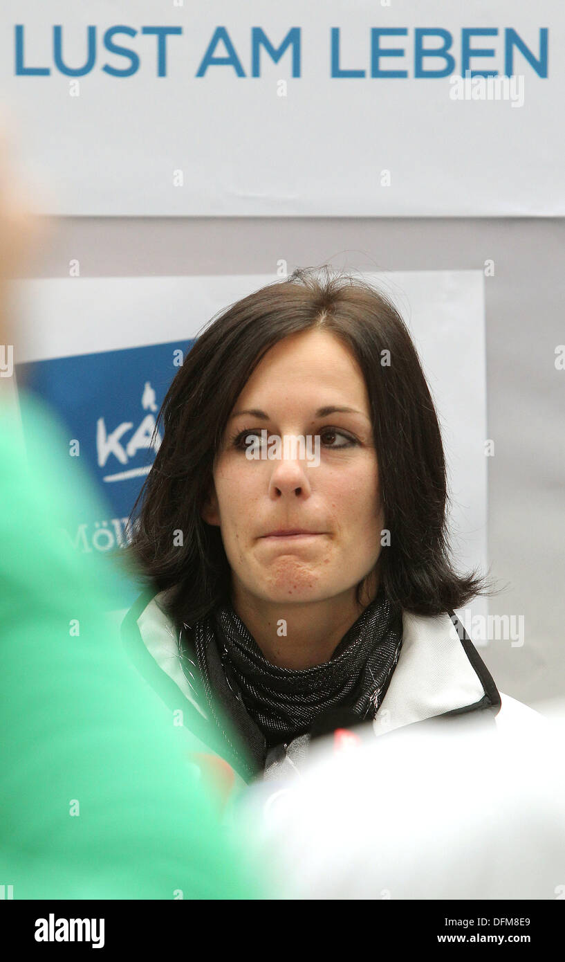 Flattach, Austria. 07th Oct, 2013. German alpine skier Kathrin Hoelzl ...