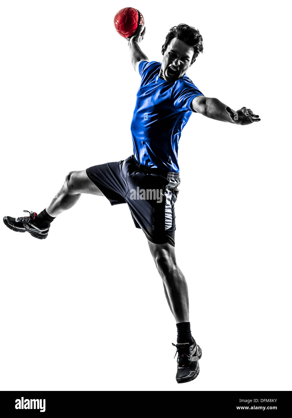 Full length handball Cut Out Stock Images & Pictures - Alamy