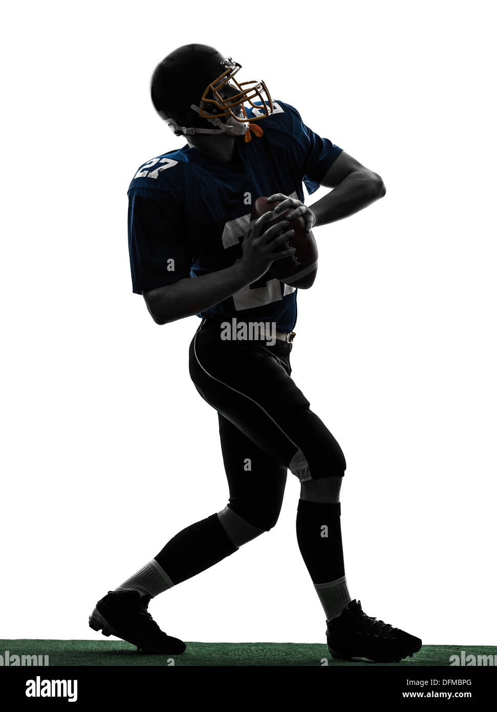 Shadow throwing american football hi-res stock photography and images ...