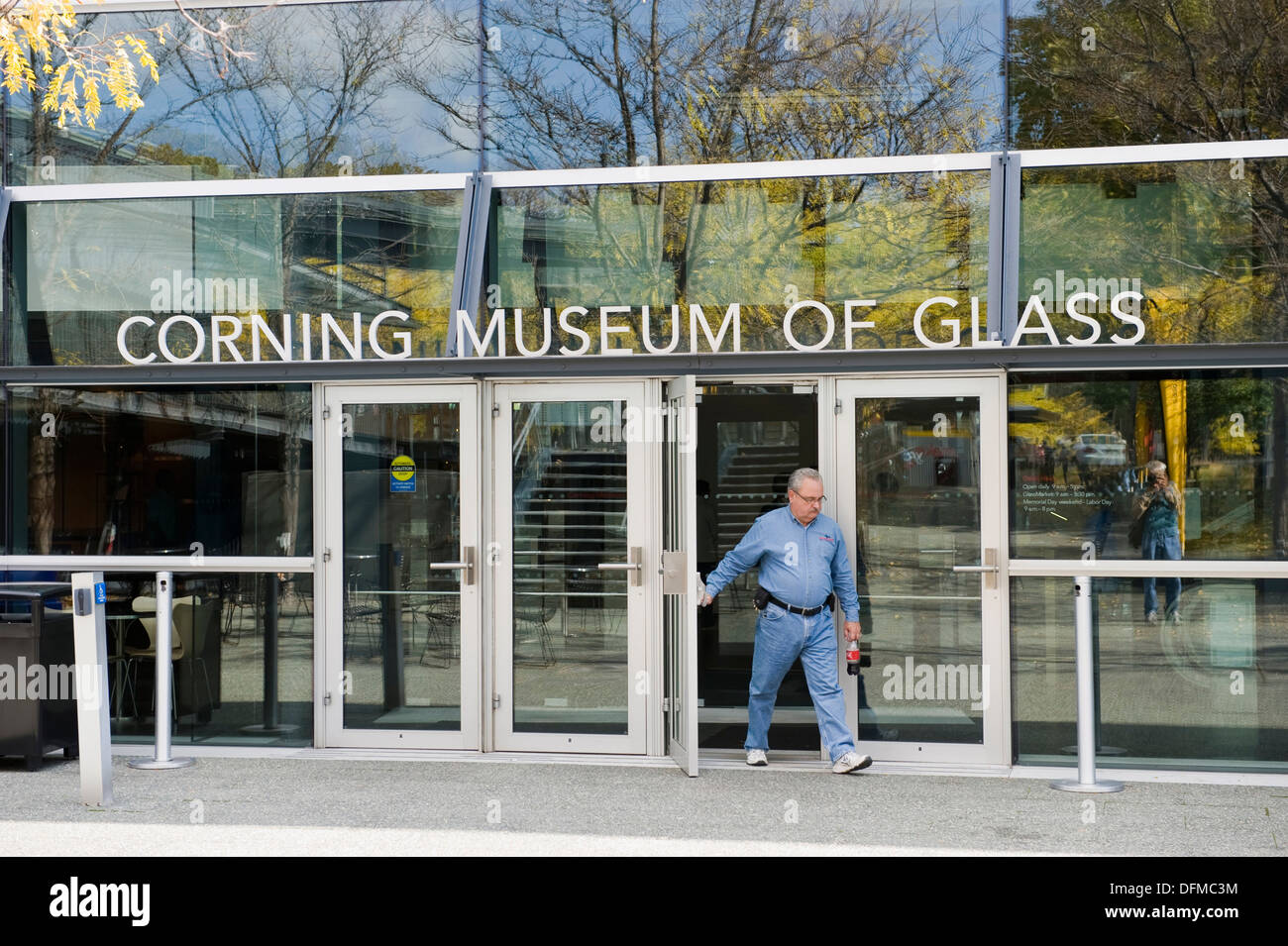 Museum of Glass Corning New York Finger Lakes Region Stock Photo - Alamy