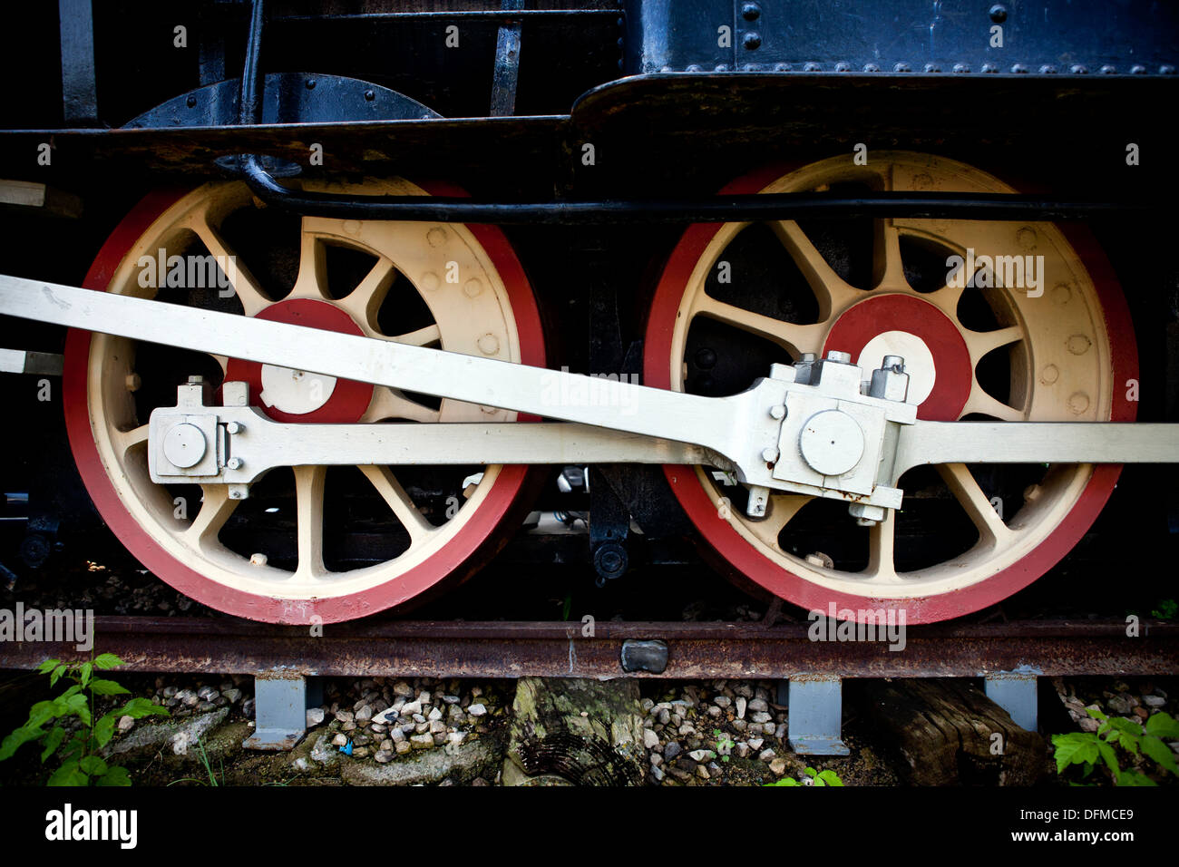 Locomotive wheels hi-res stock photography and images - Alamy