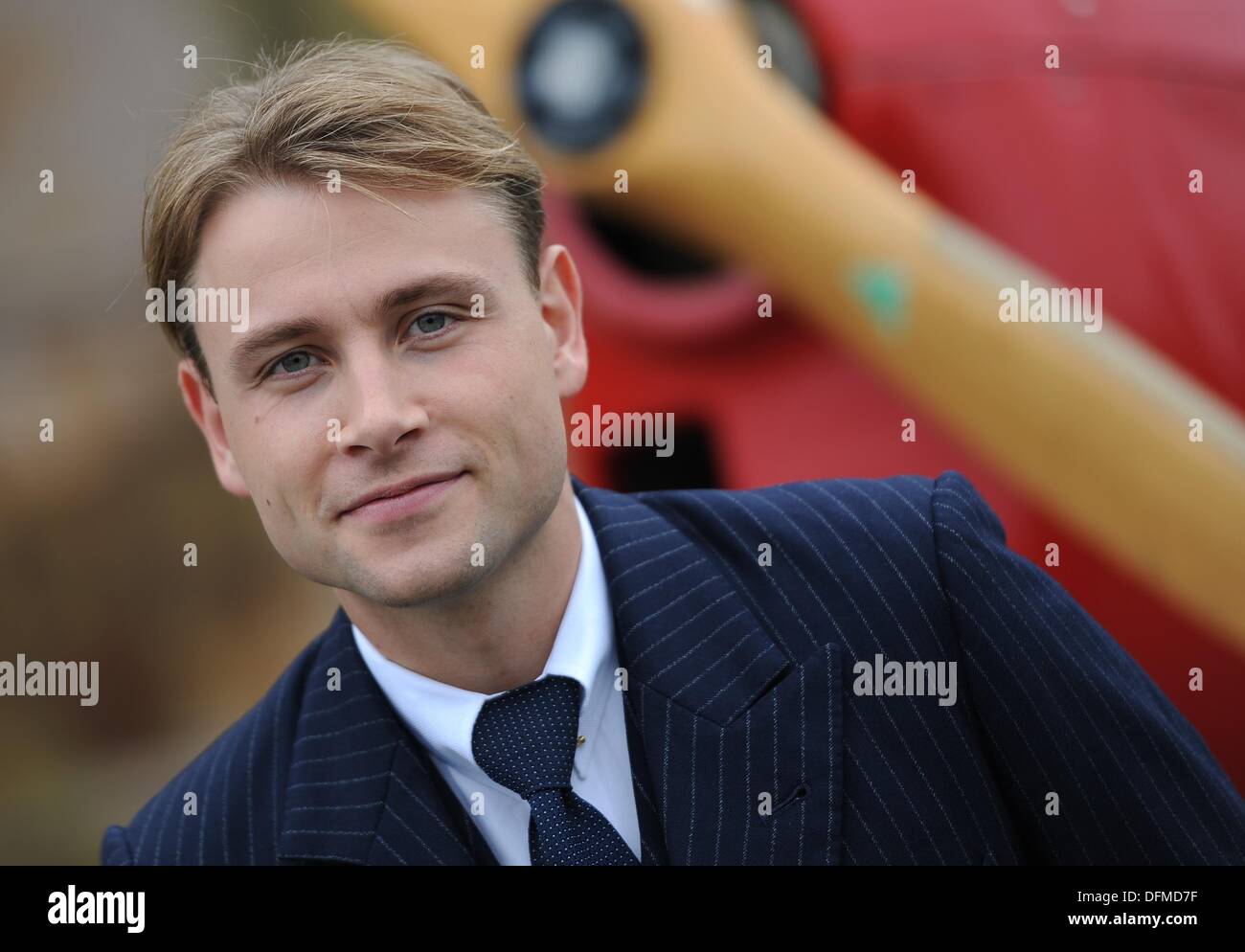 Finsterwalde, Germany. 07th Oct, 2013. Actor Max Riemelt as Bernd ...