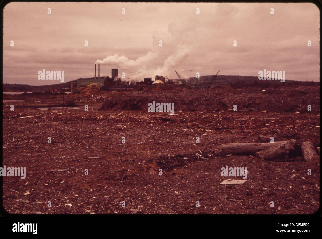 The Georgia Pacific Paper Mill on the St. Croix River in Woodland ...