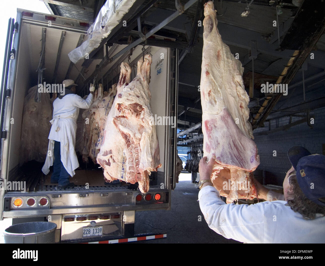 Meat lorry hi-res stock photography and images - Alamy