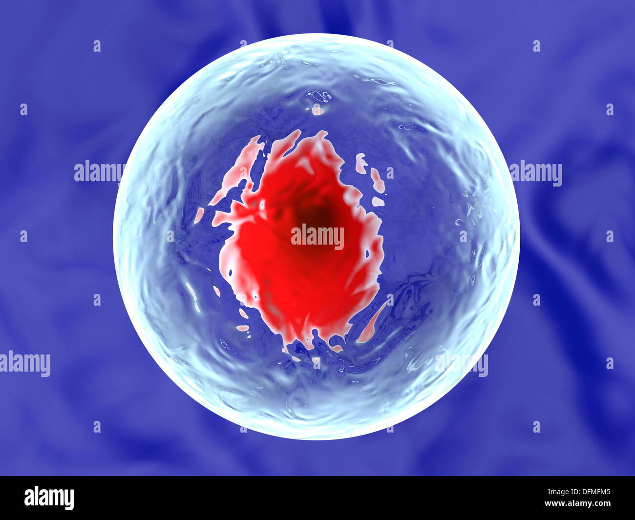 3D illustration of a living cell Stock Photo - Alamy