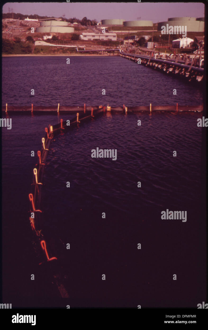 This image shows part of the boom system at the North East Petroleum ...