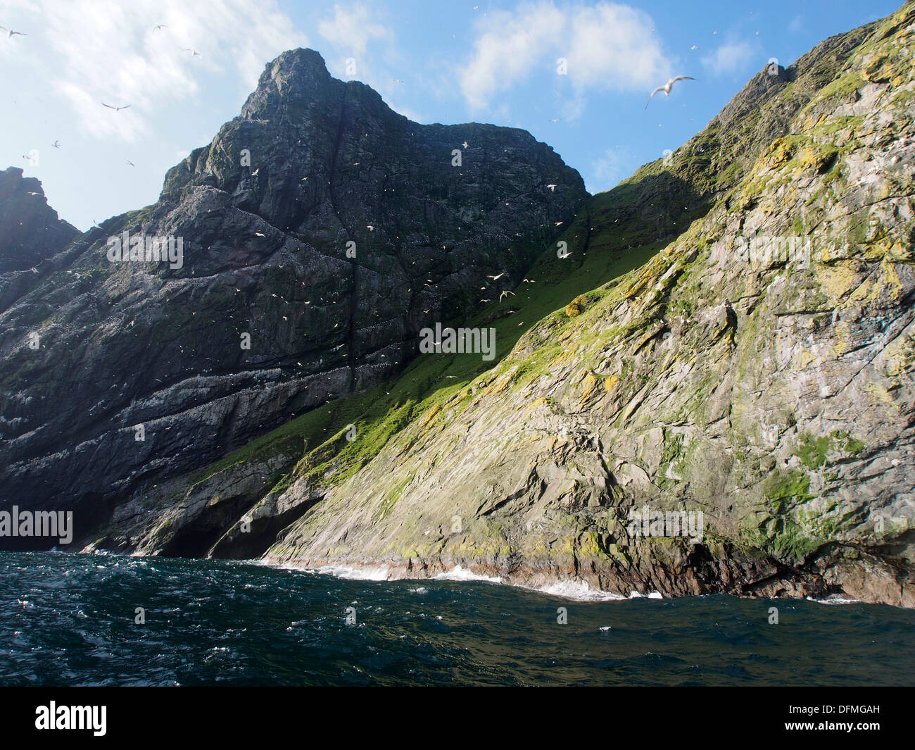 East coast of Boreray, St Kilda, Scotland Stock Photo - Alamy