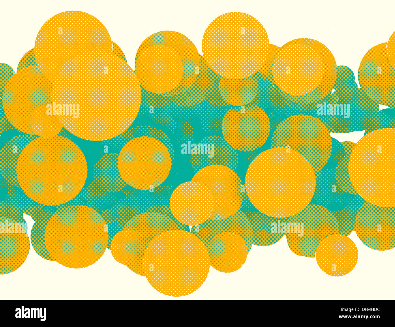 Retro spots orange background Stock Photo - Alamy