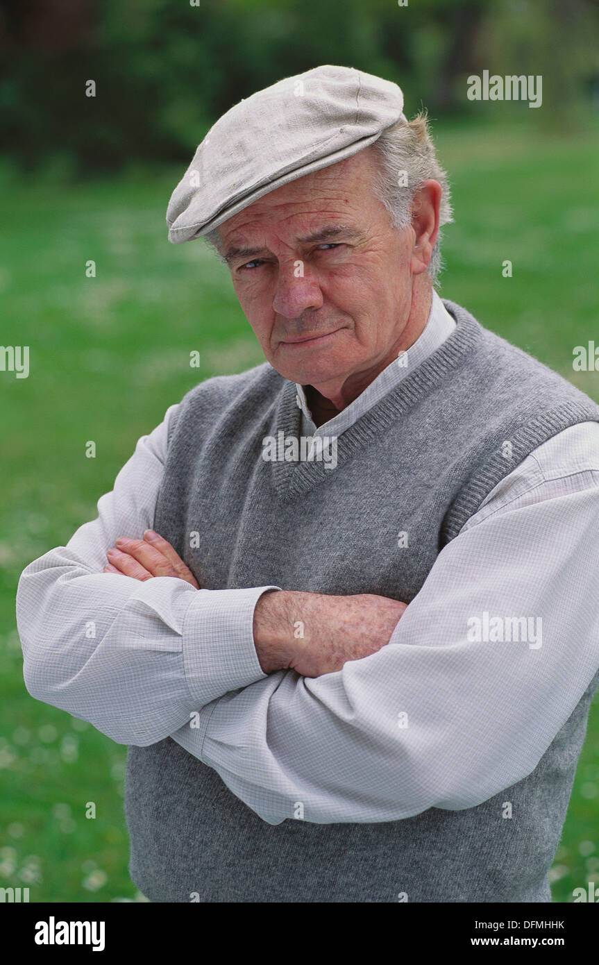 Grim old man hi-res stock photography and images - Alamy
