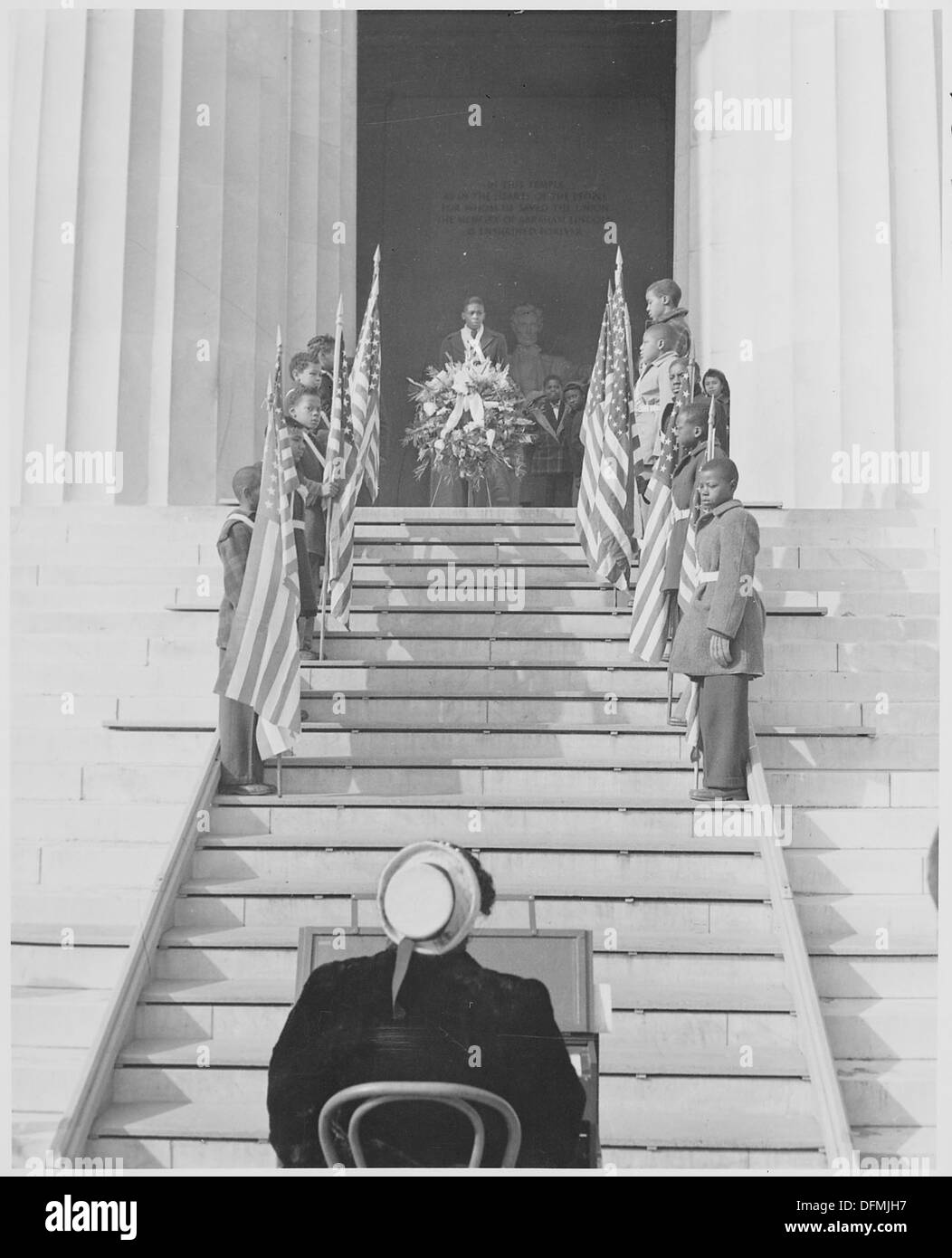 Wreath flags Black and White Stock Photos & Images - Alamy