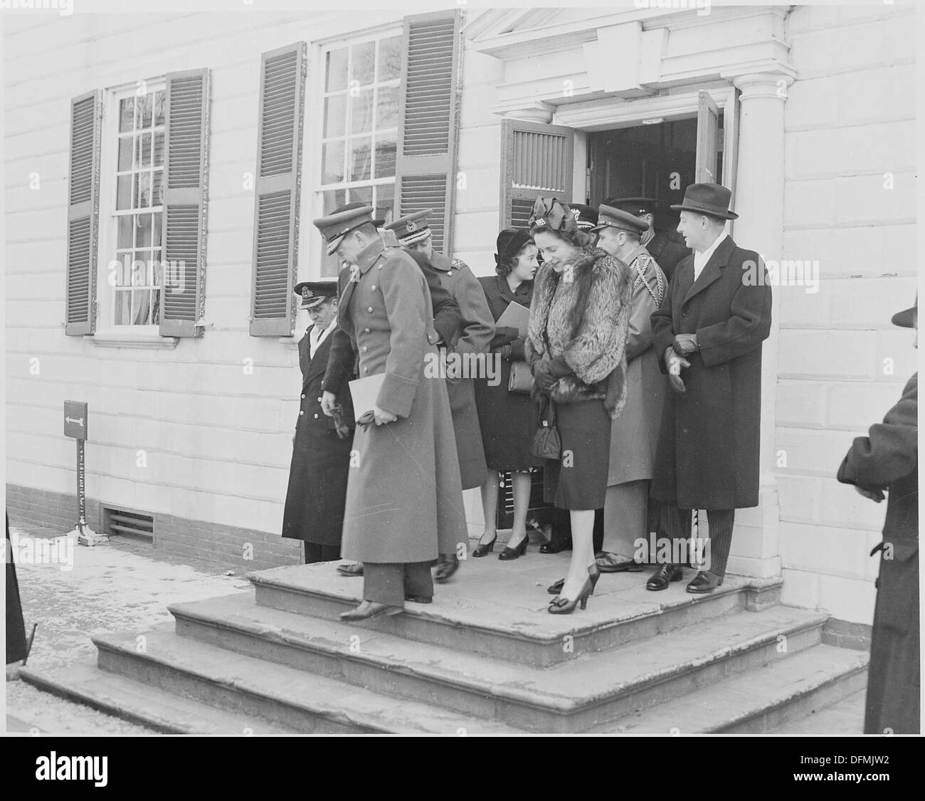 Including british field marshal harold alexander and his wife hi-res ...