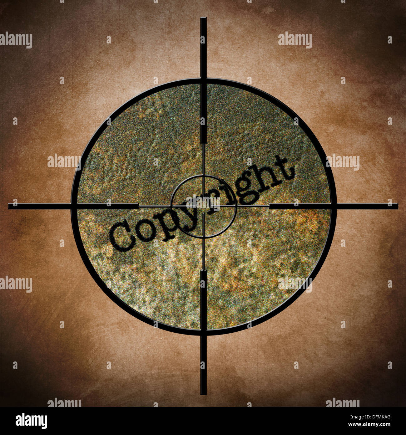 Law concept target copyright hi-res stock photography and images - Alamy
