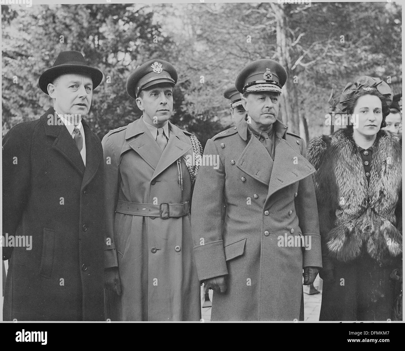 British Field Marshal Harold Alexander and his wife, Mrs. Alexander ...