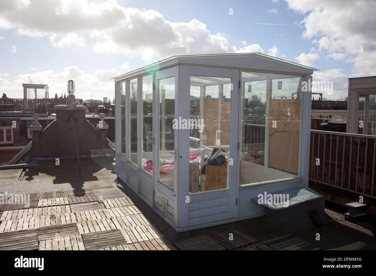 Amsterdam roof house Stock Photo - Alamy