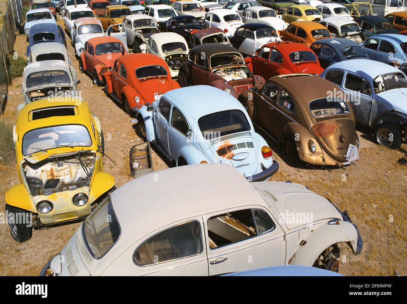 Volkswagen junk yard hi-res stock photography and images - Alamy