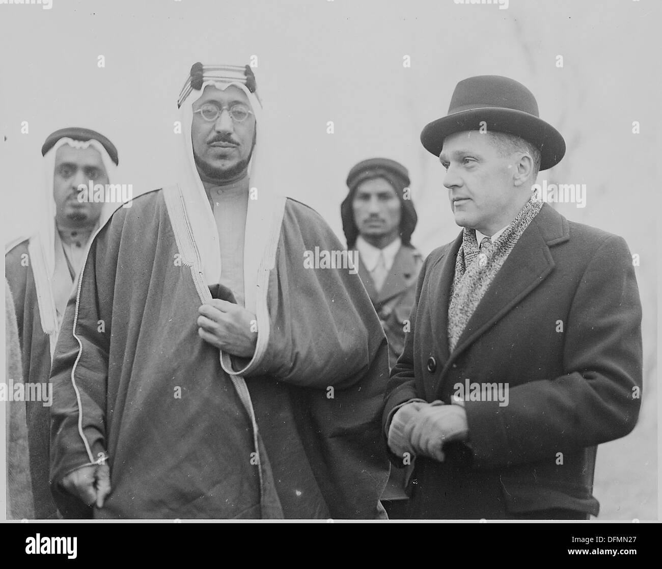 Saudi leader Black and White Stock Photos & Images - Alamy