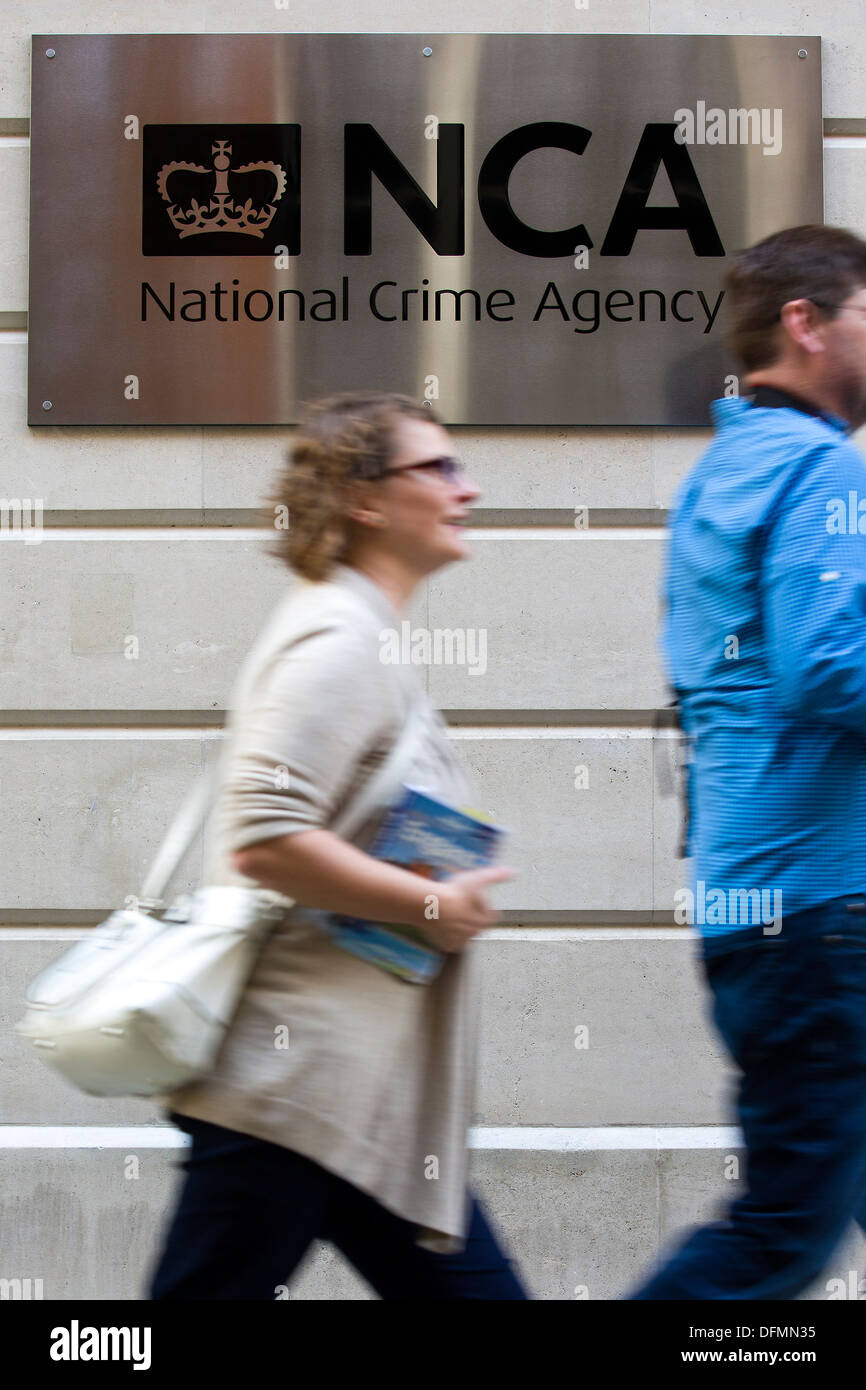 UK, London : The National Crime Agency NCA headquarters are pictured in ...