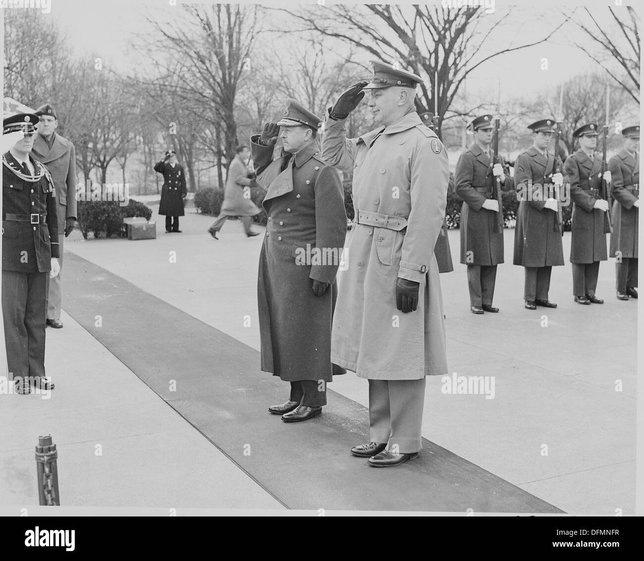 A photograph showing Field Marshal Harold Alexander alongside an ...